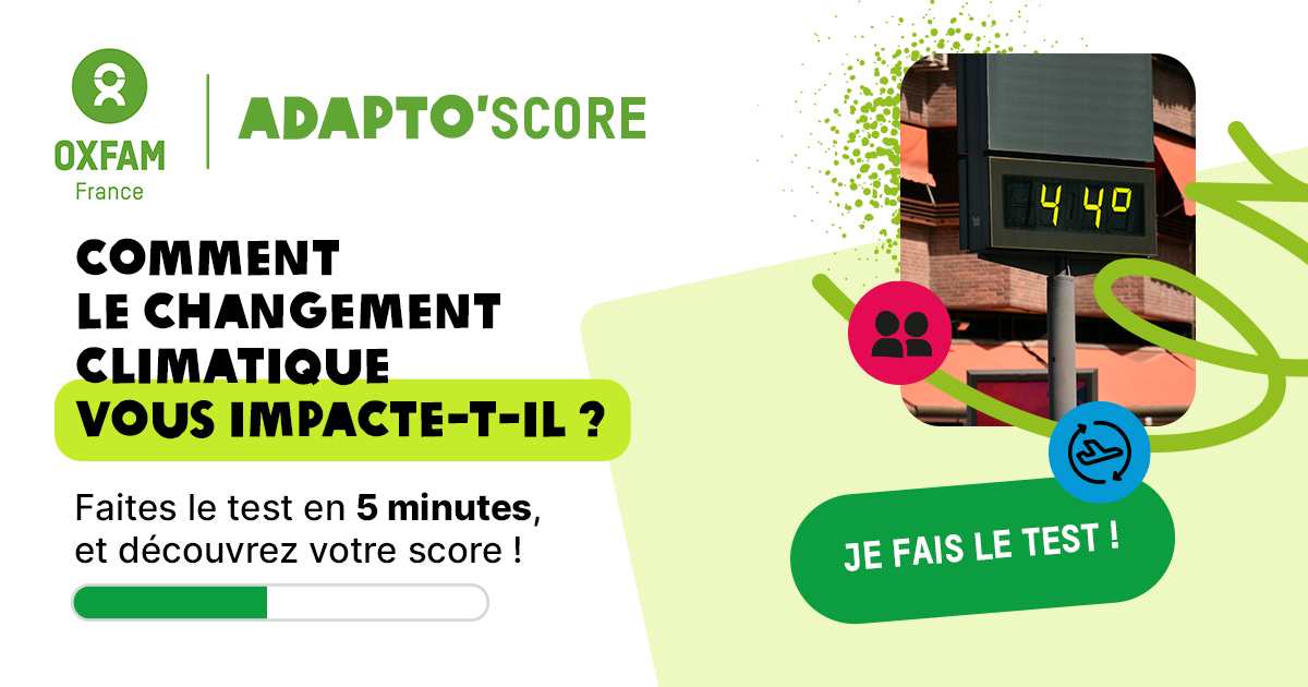 Mon score - Adapto'Score by Oxfam France